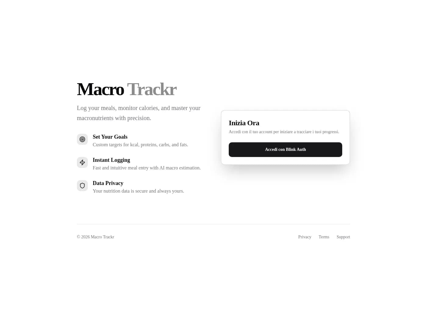 Macro Trackr