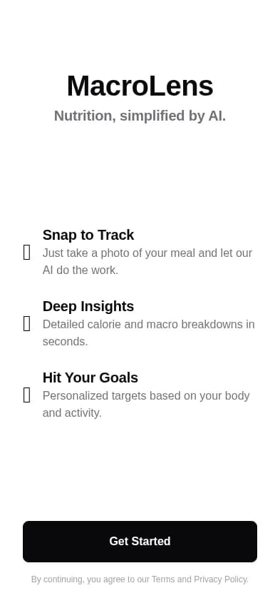 MacroLens Food Tracker