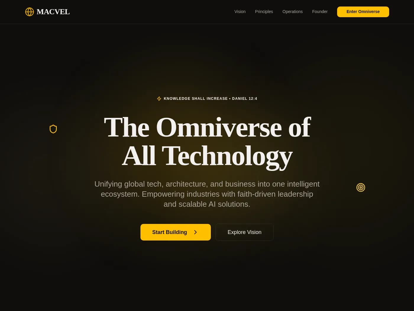 MACVEL Omniverse Hub