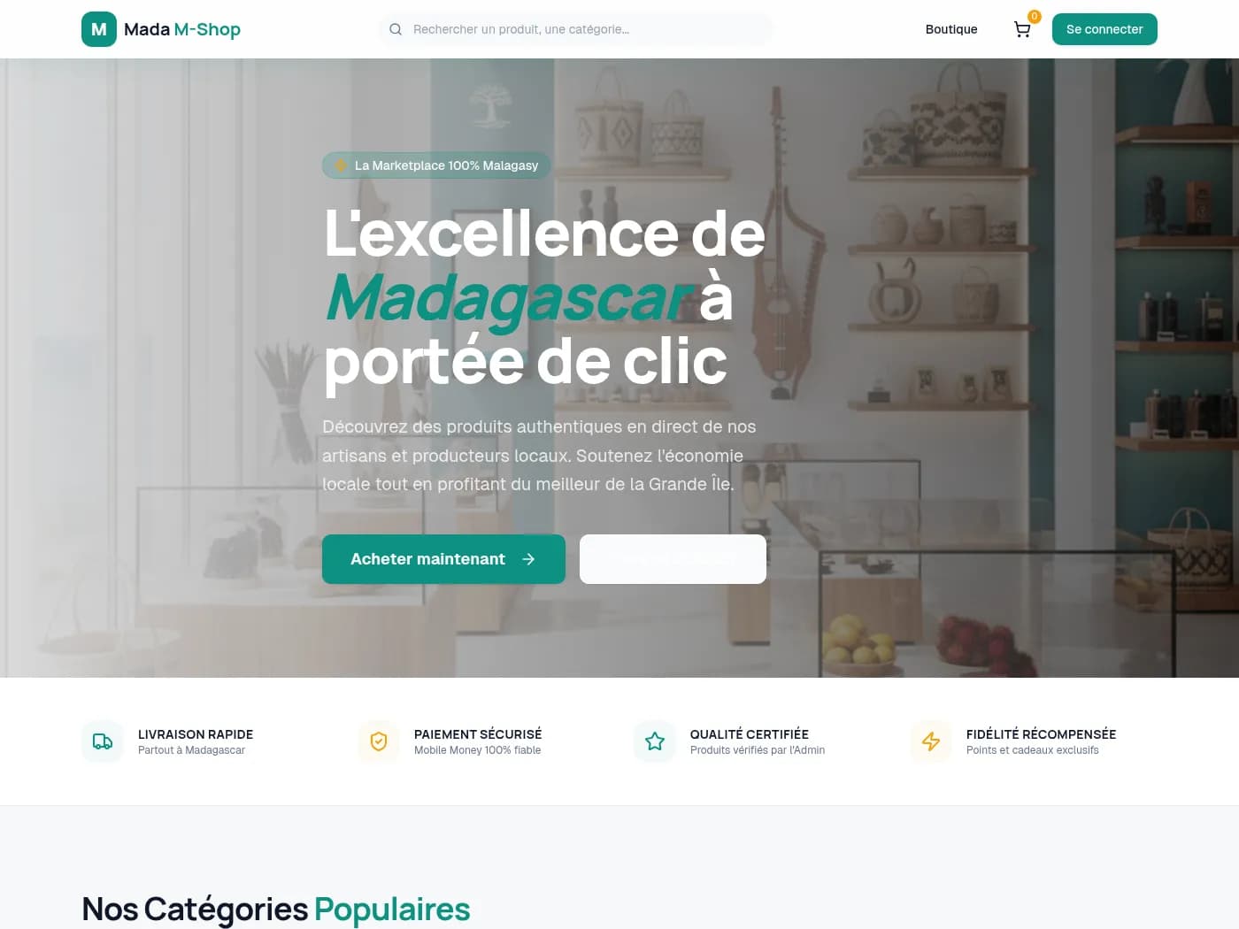 Mada M-Shop Platform