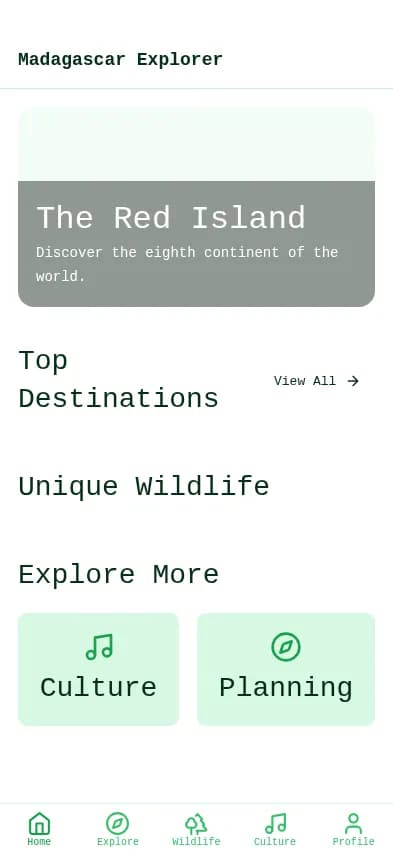 Madagascar Explorer