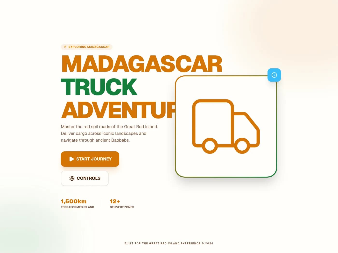 Madagascar Truck Game