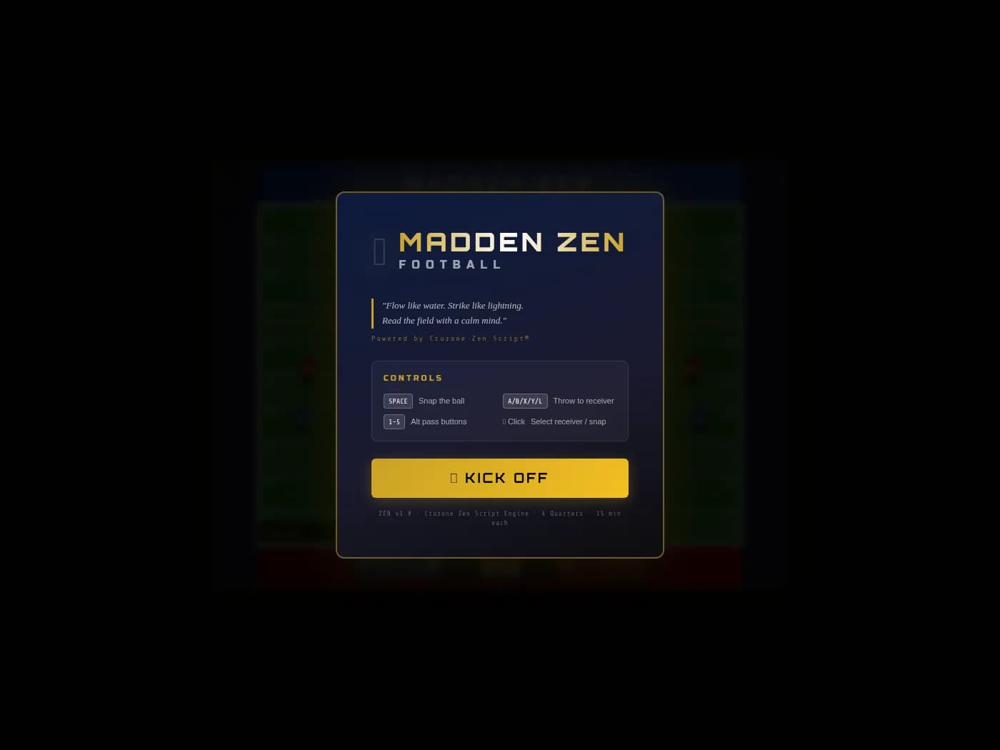 Madden Zen Football