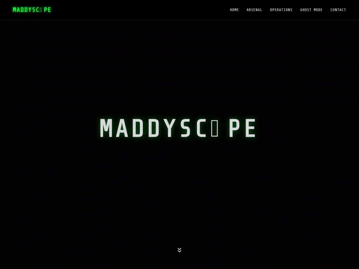 MaddySc𖦏pe Interactive Site