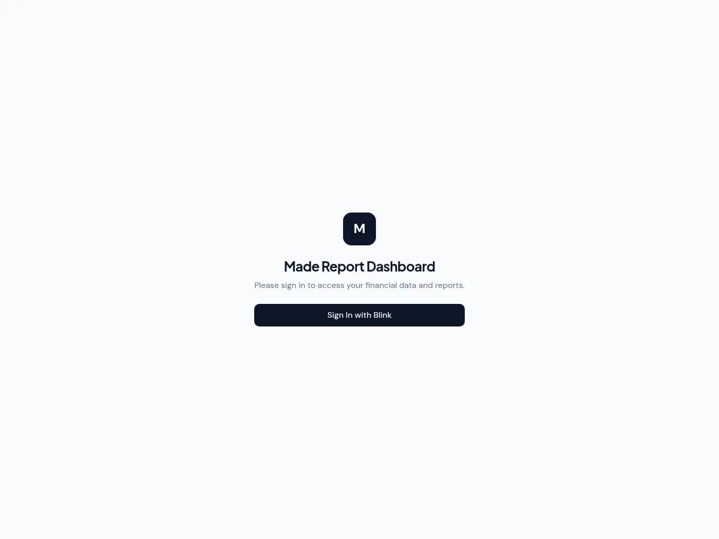 Made Report Dashboard