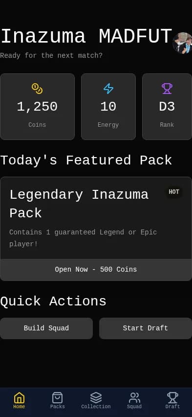 Inazuma MADFUT Squad
