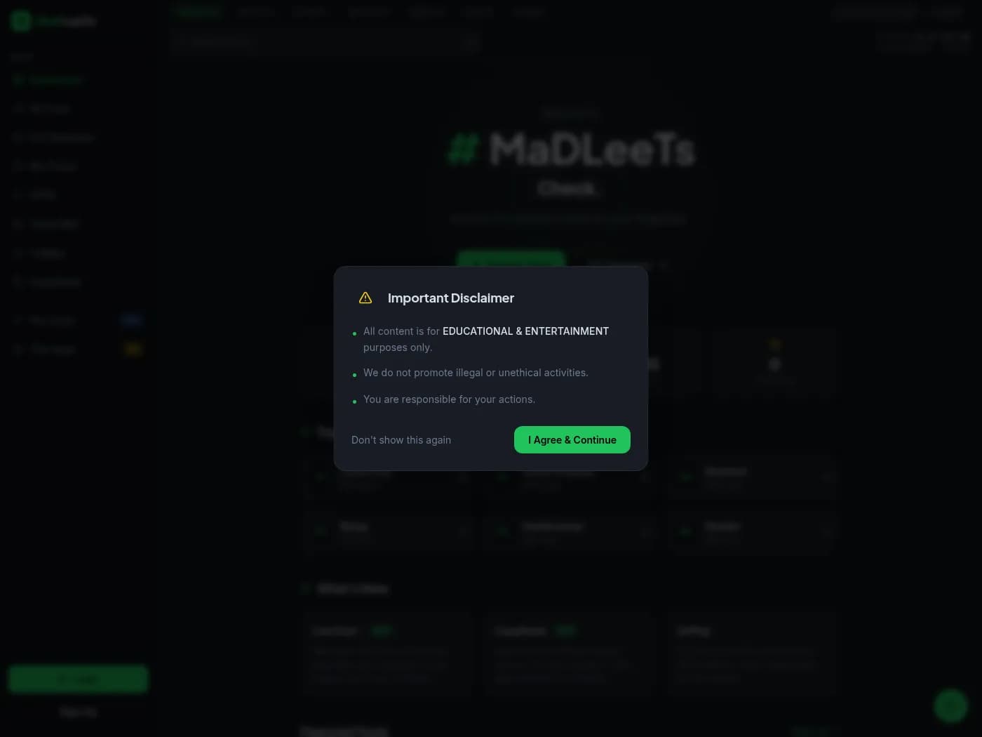MadLeets Clone