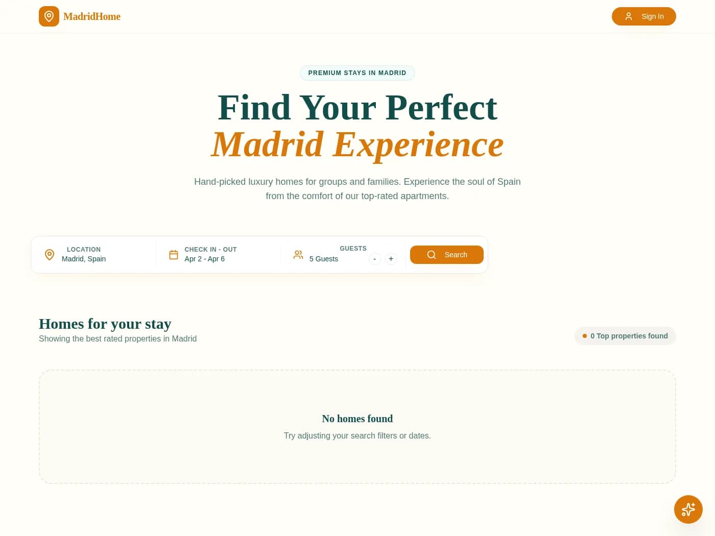 Madrid Home Finder