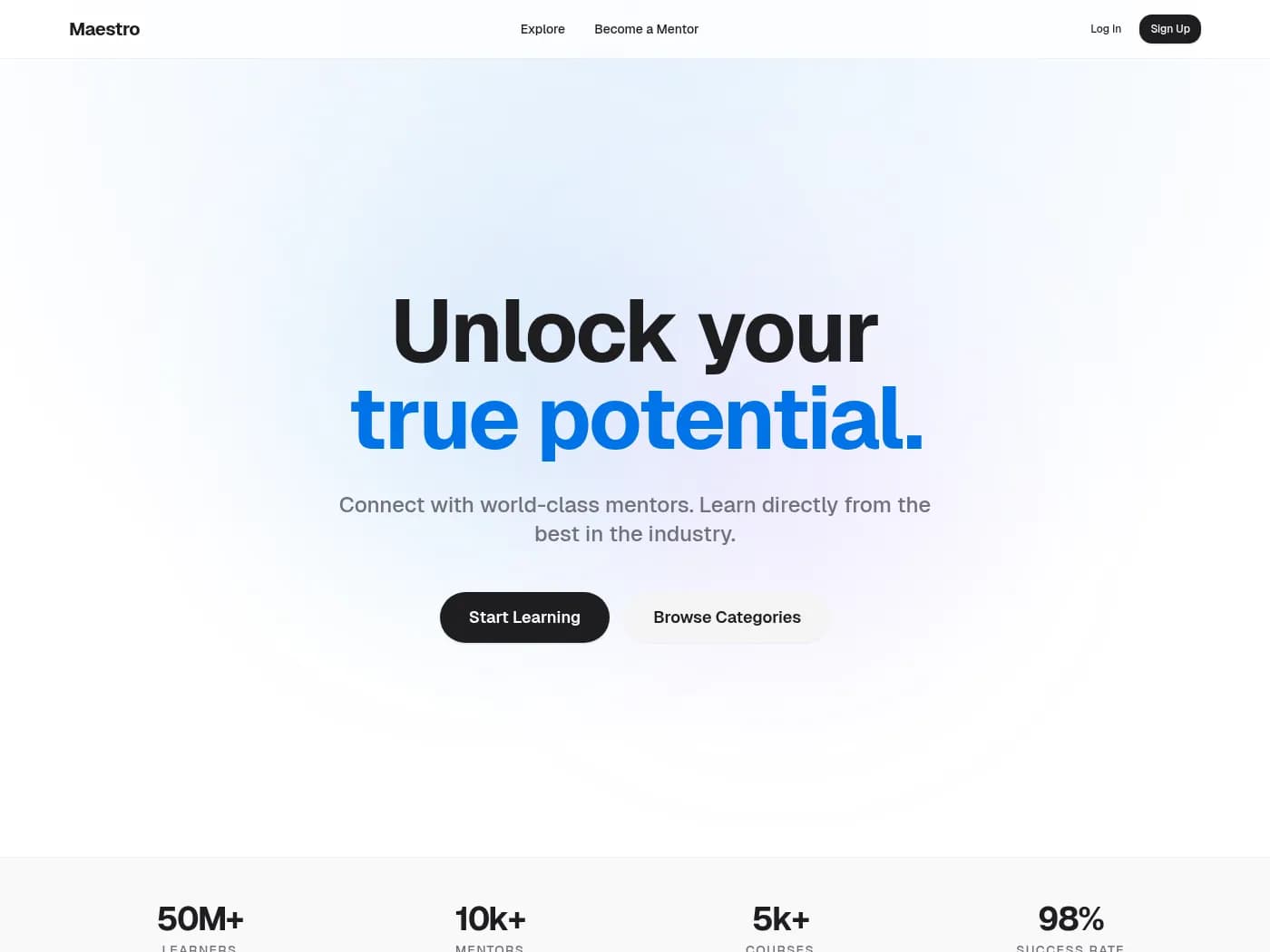 Maestro Mentorship Platform