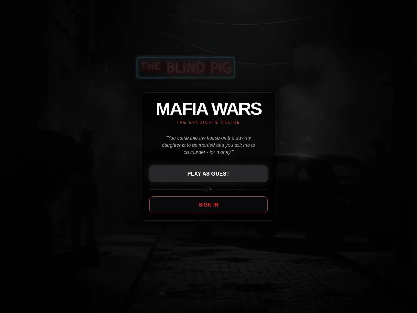 Mafia Wars Online