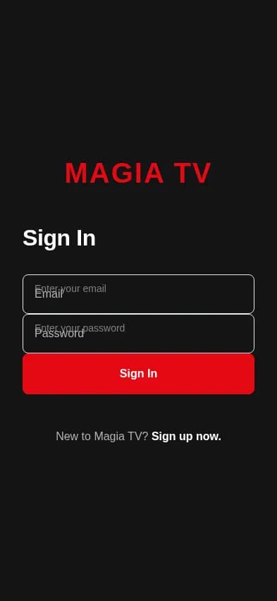 Magia TV Streaming App