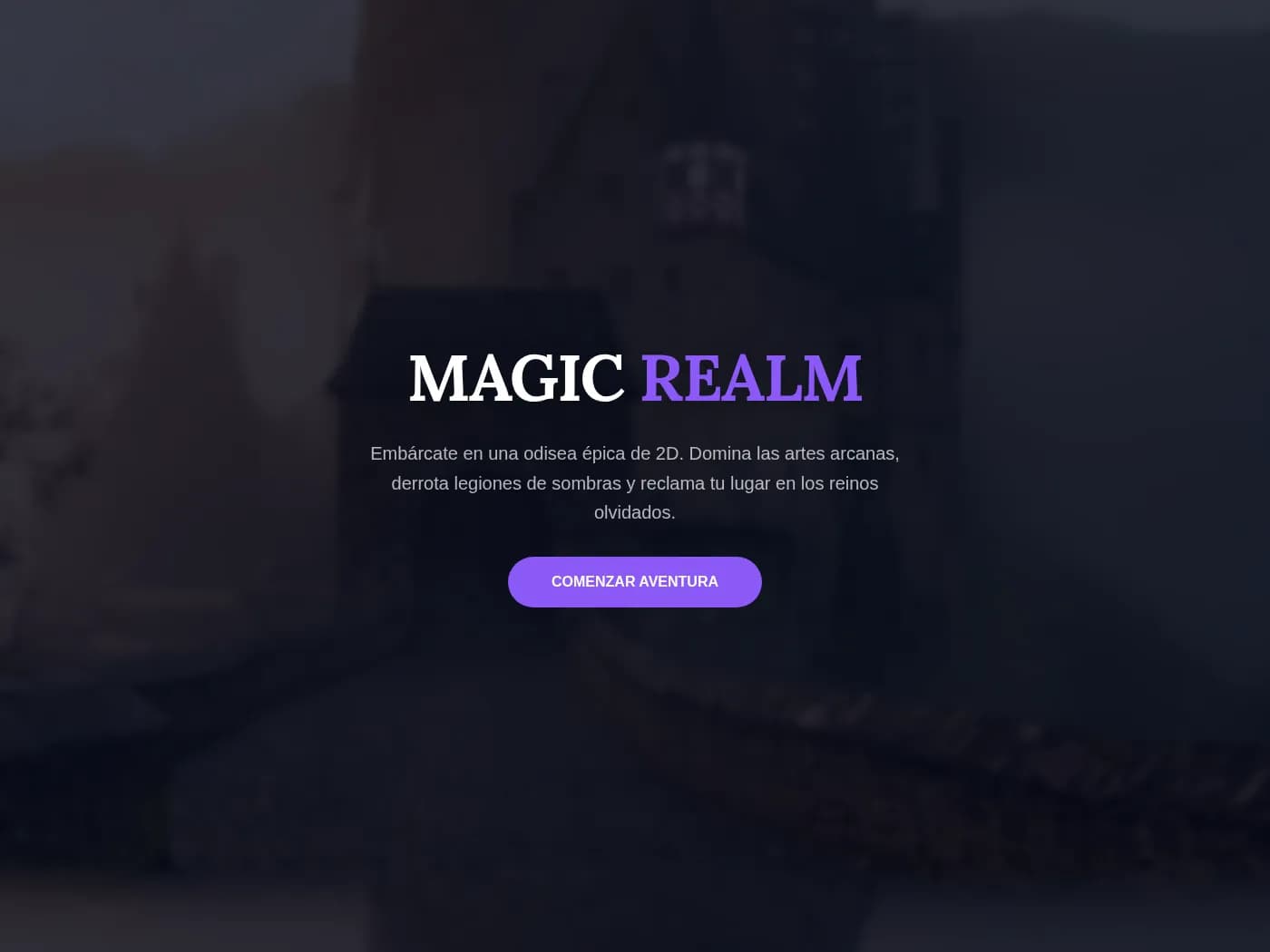 Magic Realm 2D Adventure