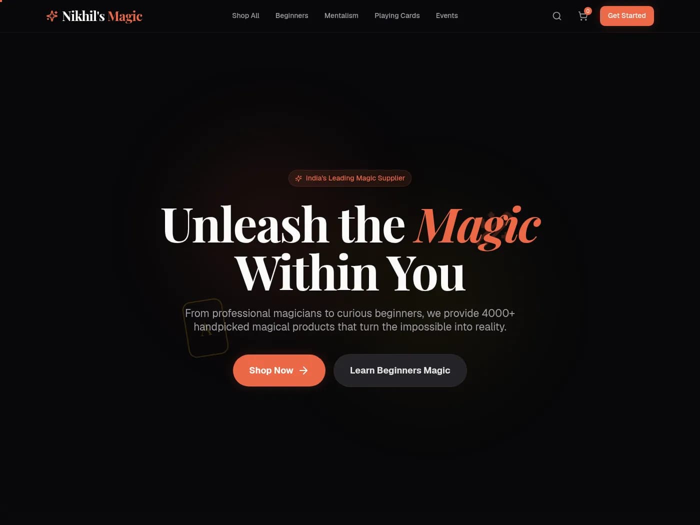 Magic Shop Landing