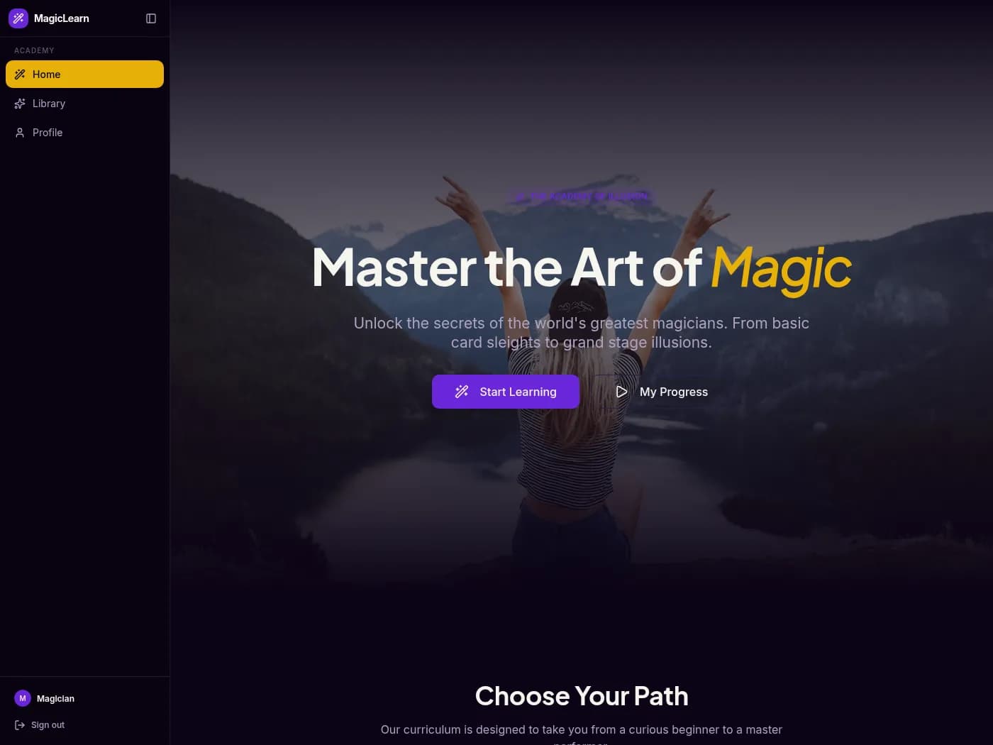 MagicLearn Web