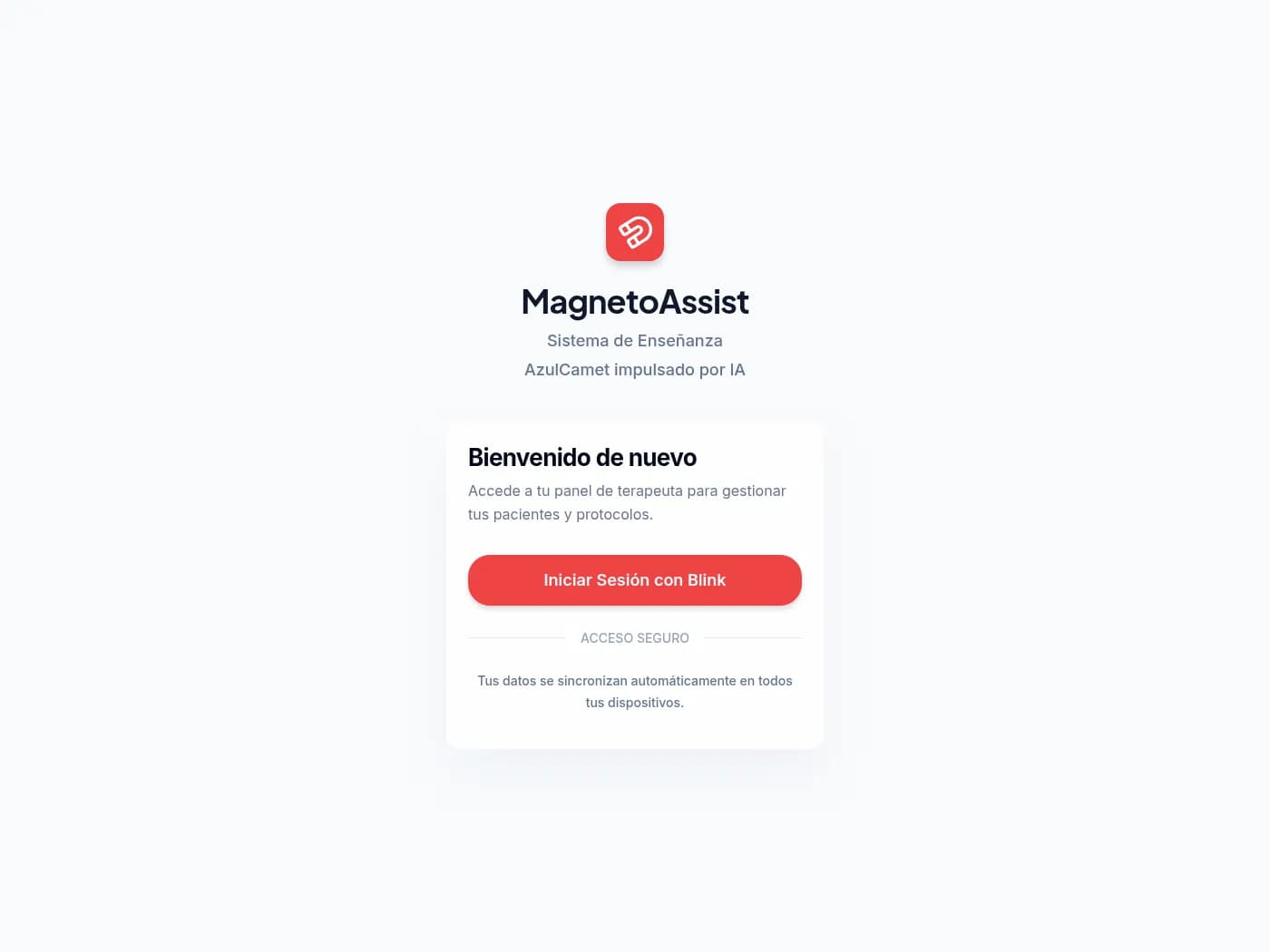 MagnetoTherapy Assistant