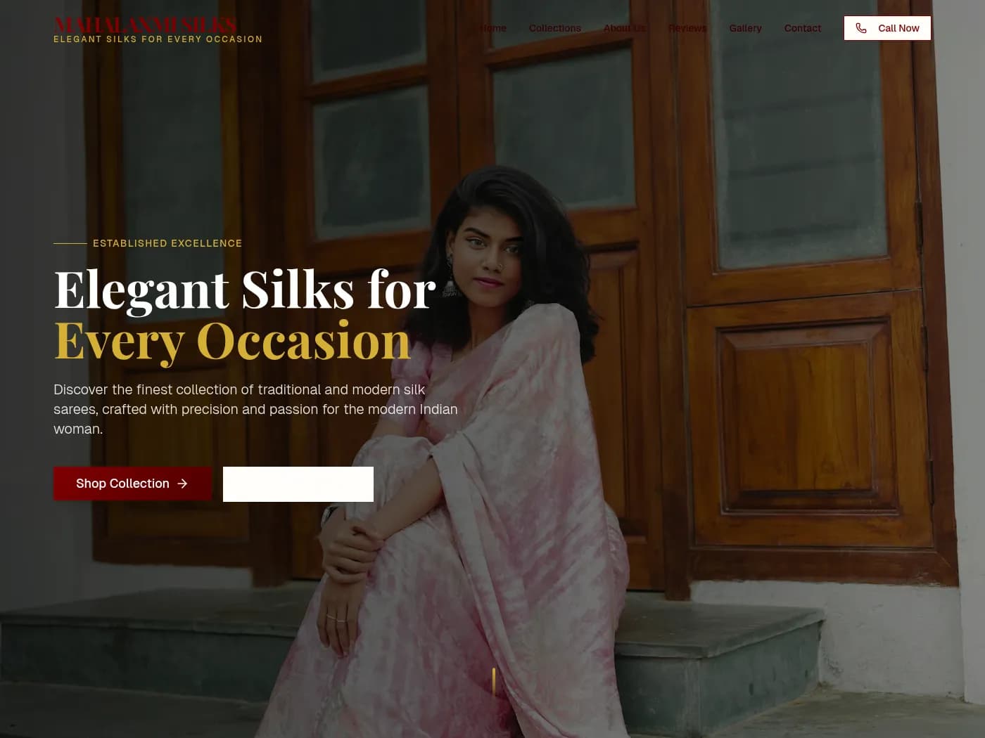 Mahalaxmi Silks Website