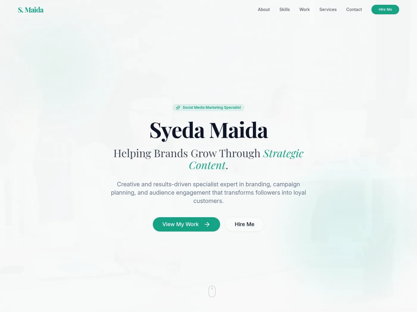 Syeda Maida Portfolio