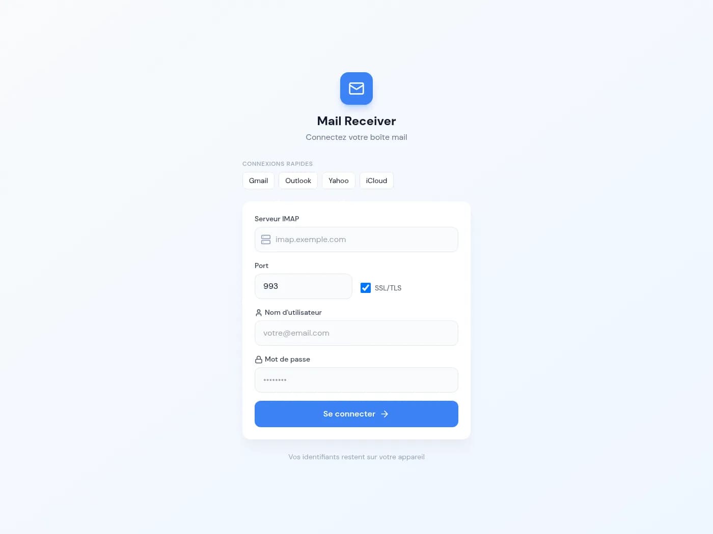 Mail Receiver App