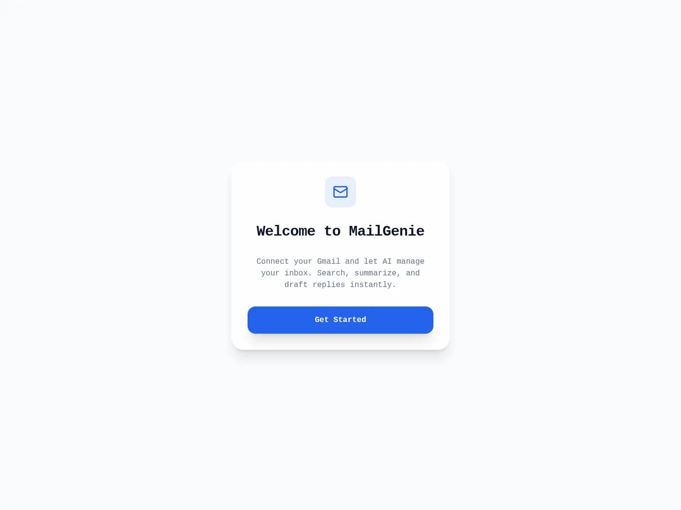 MailGenie Agent