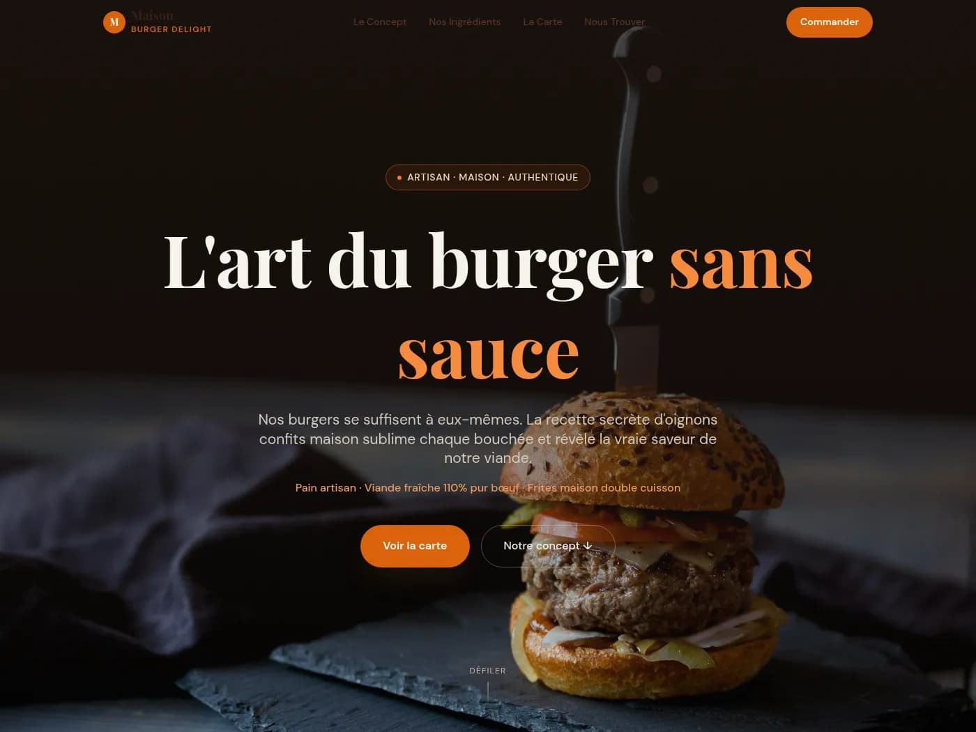 Maison Burger Delight