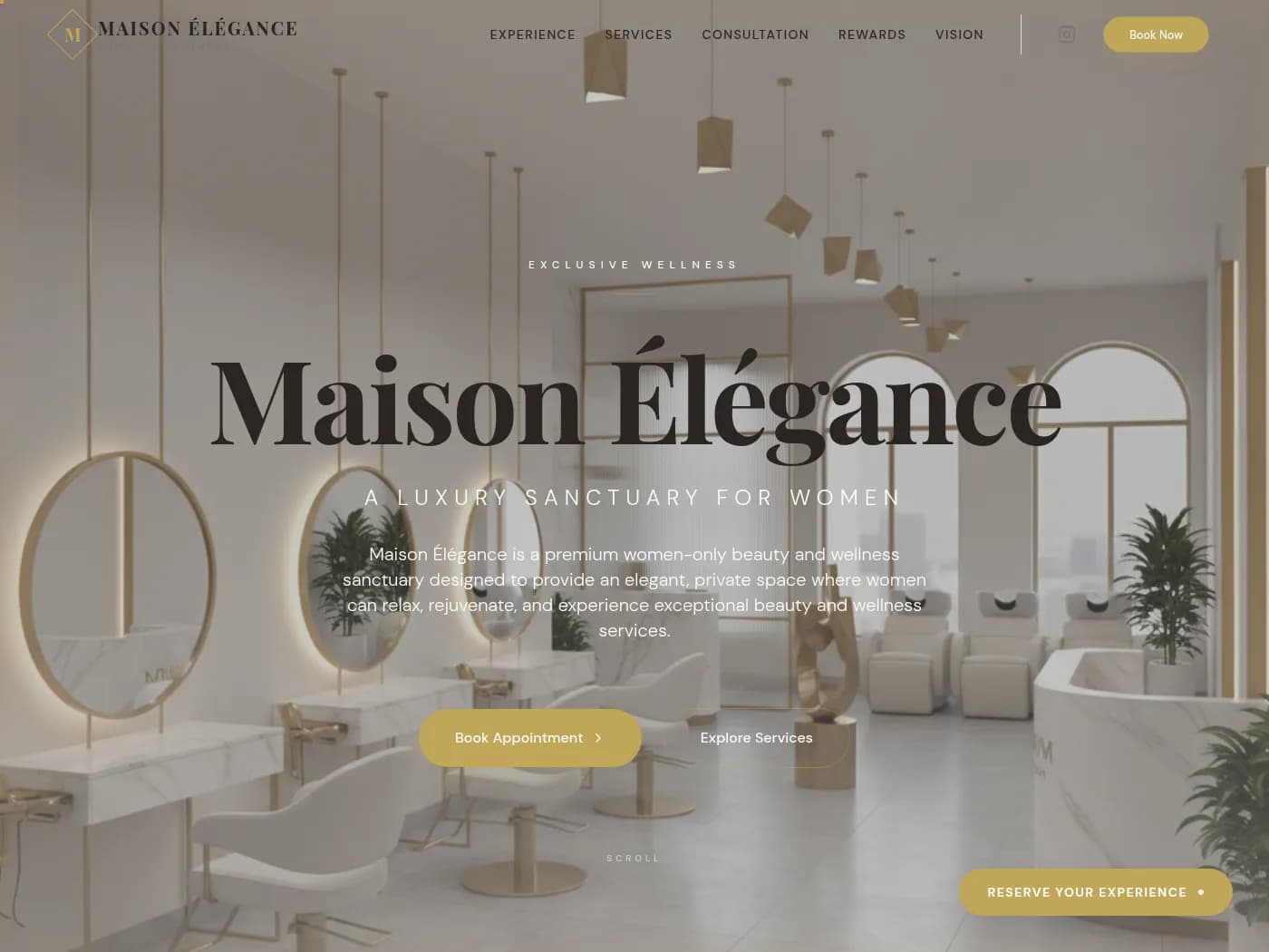 Maison Élégance Web Experience