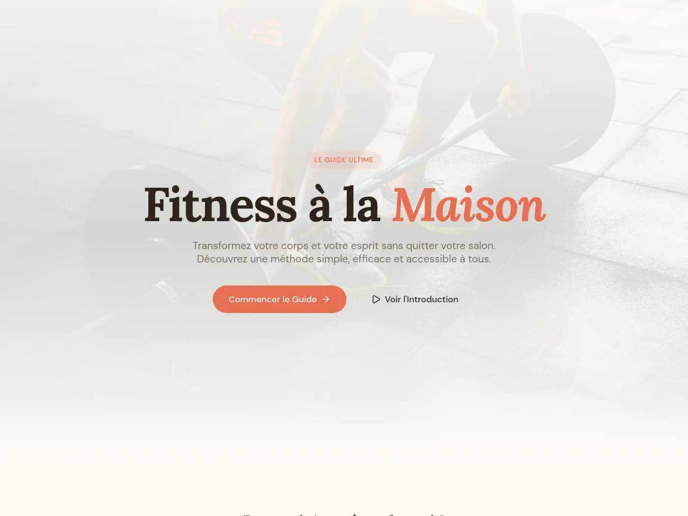 Maison Fitness Guide