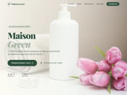 Maison Green Beauty Site