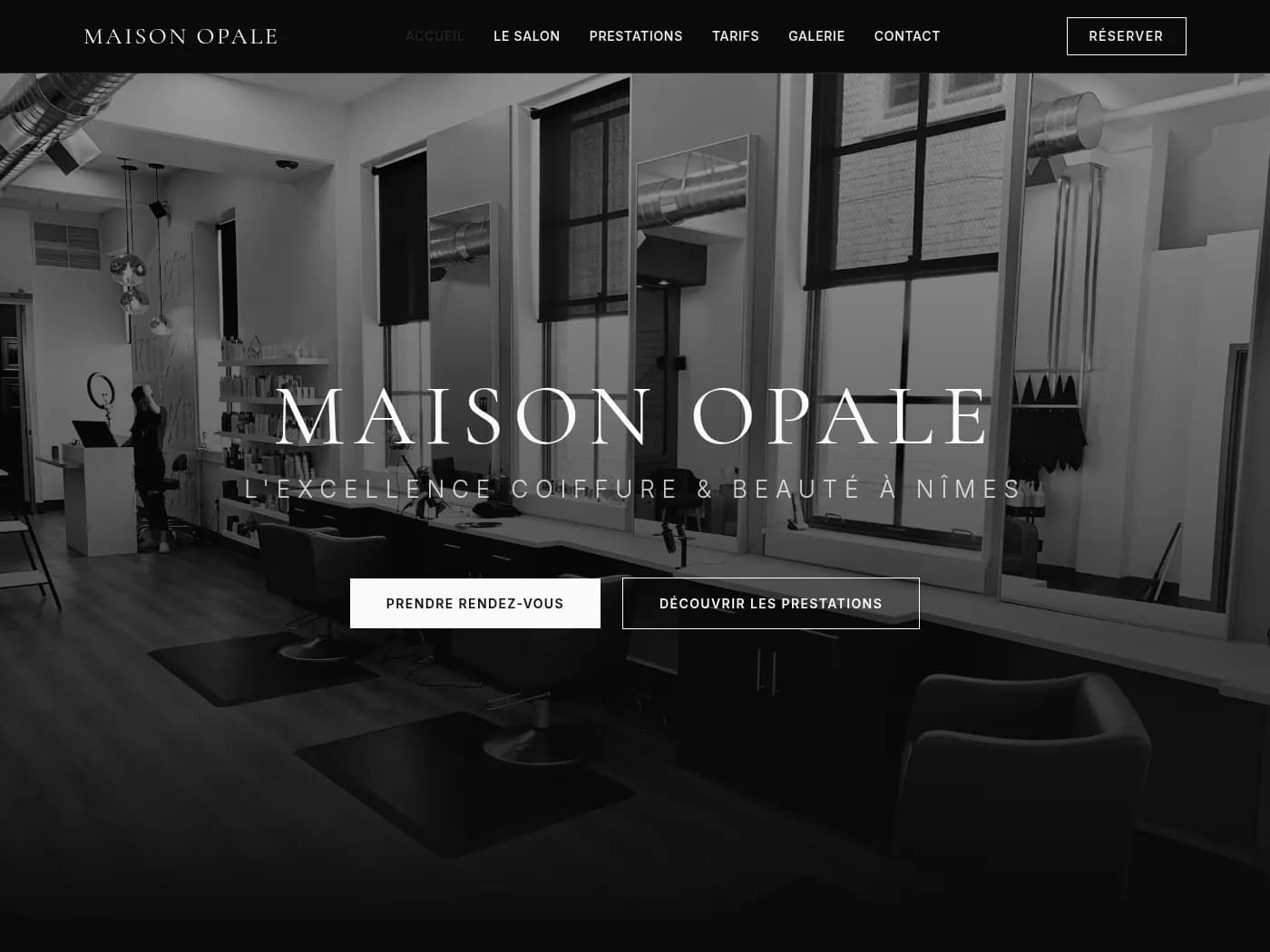 Maison Opale Web Experience