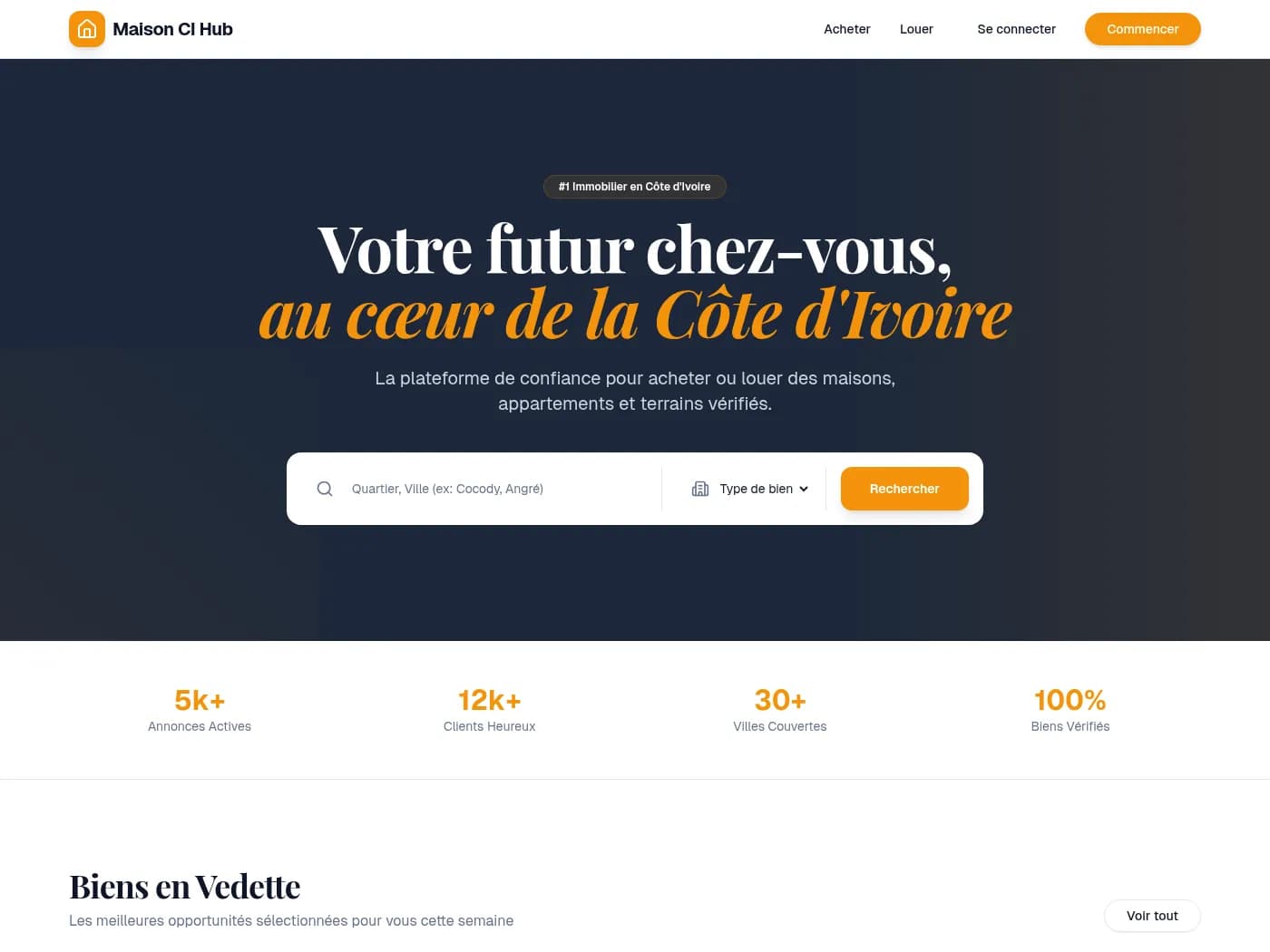 Maison Côte d'Ivoire Hub