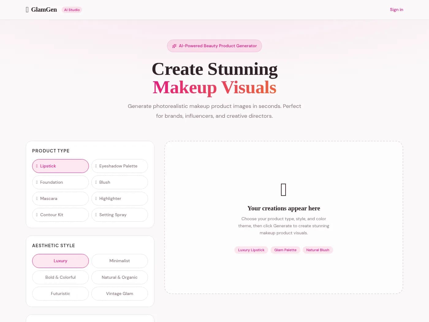Virtual Makeup Creator