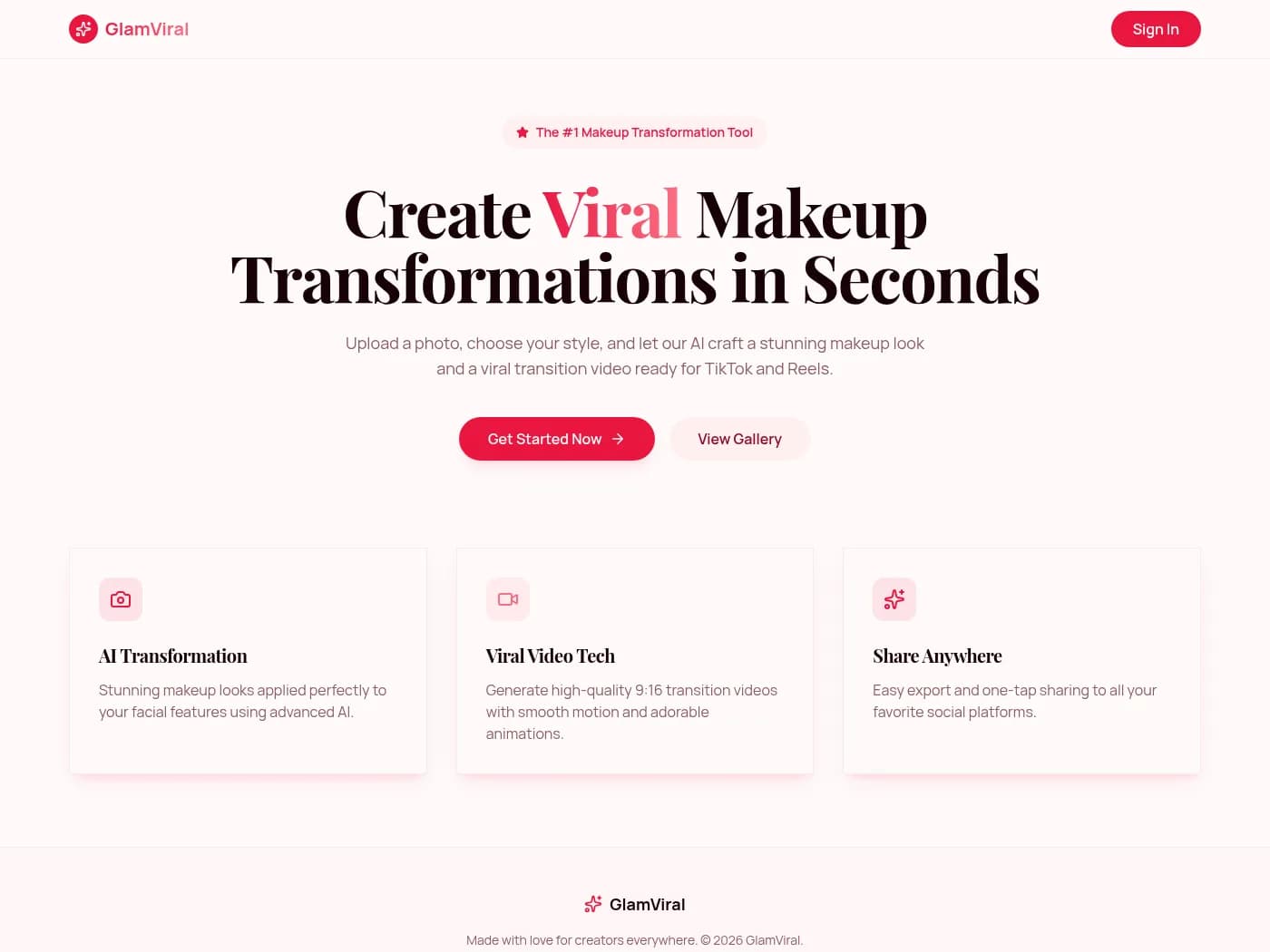 Viral Makeup Video Generator
