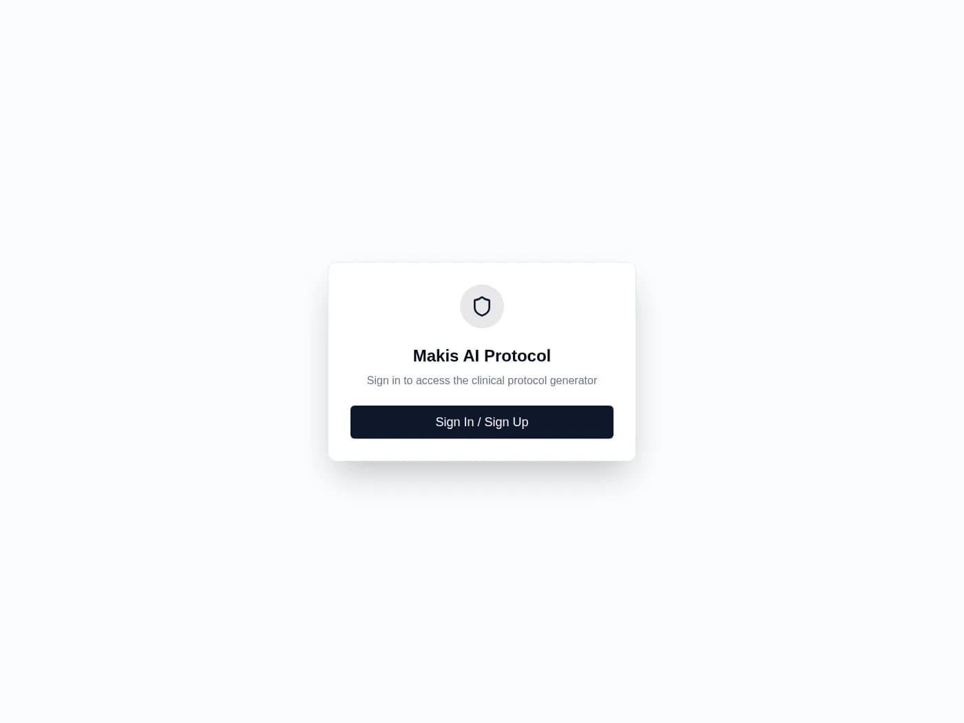 Makis AI Protocol Generator
