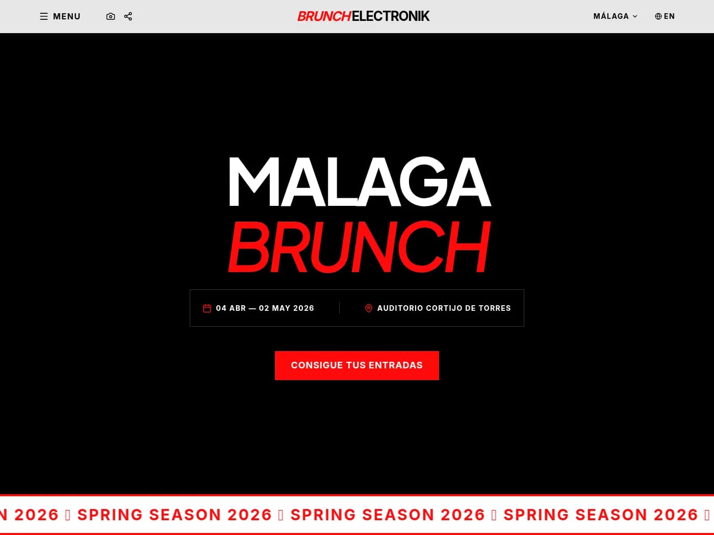 Malaga Brunch Web Clone