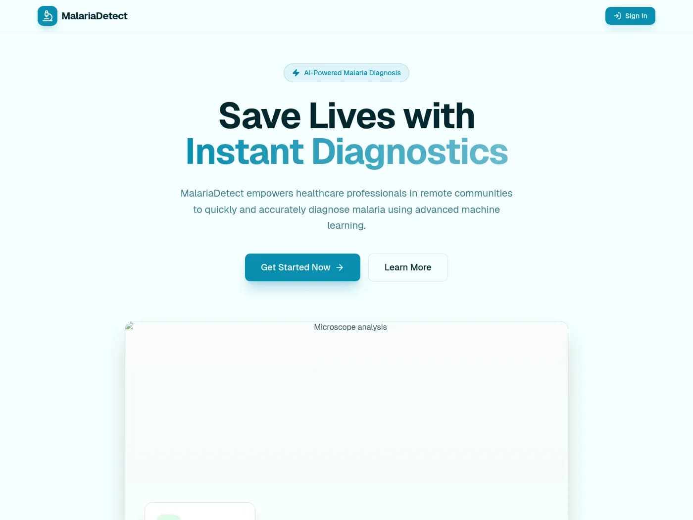 MalariaDetect App