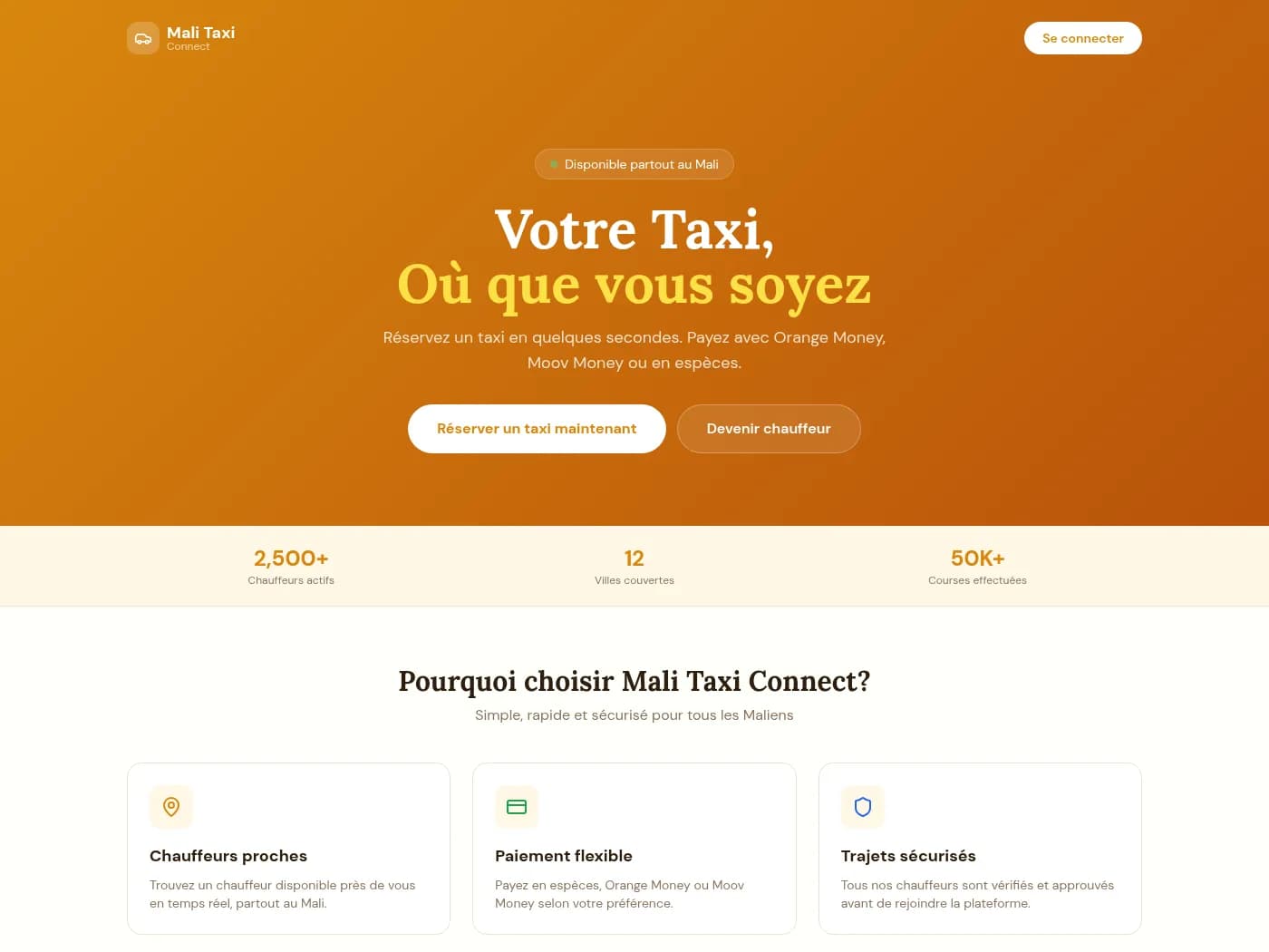 Mali Taxi Connect