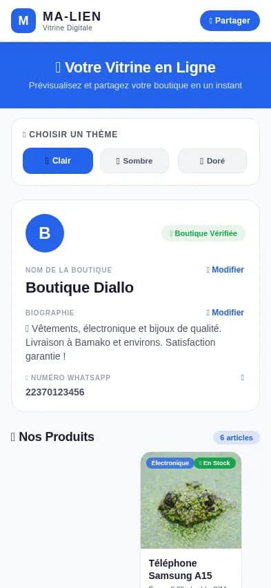 MA-LIEN Digital Vitrine