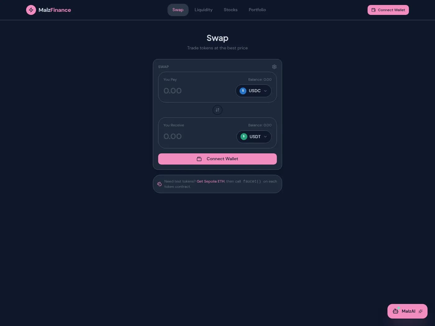 Malz Finance DEX