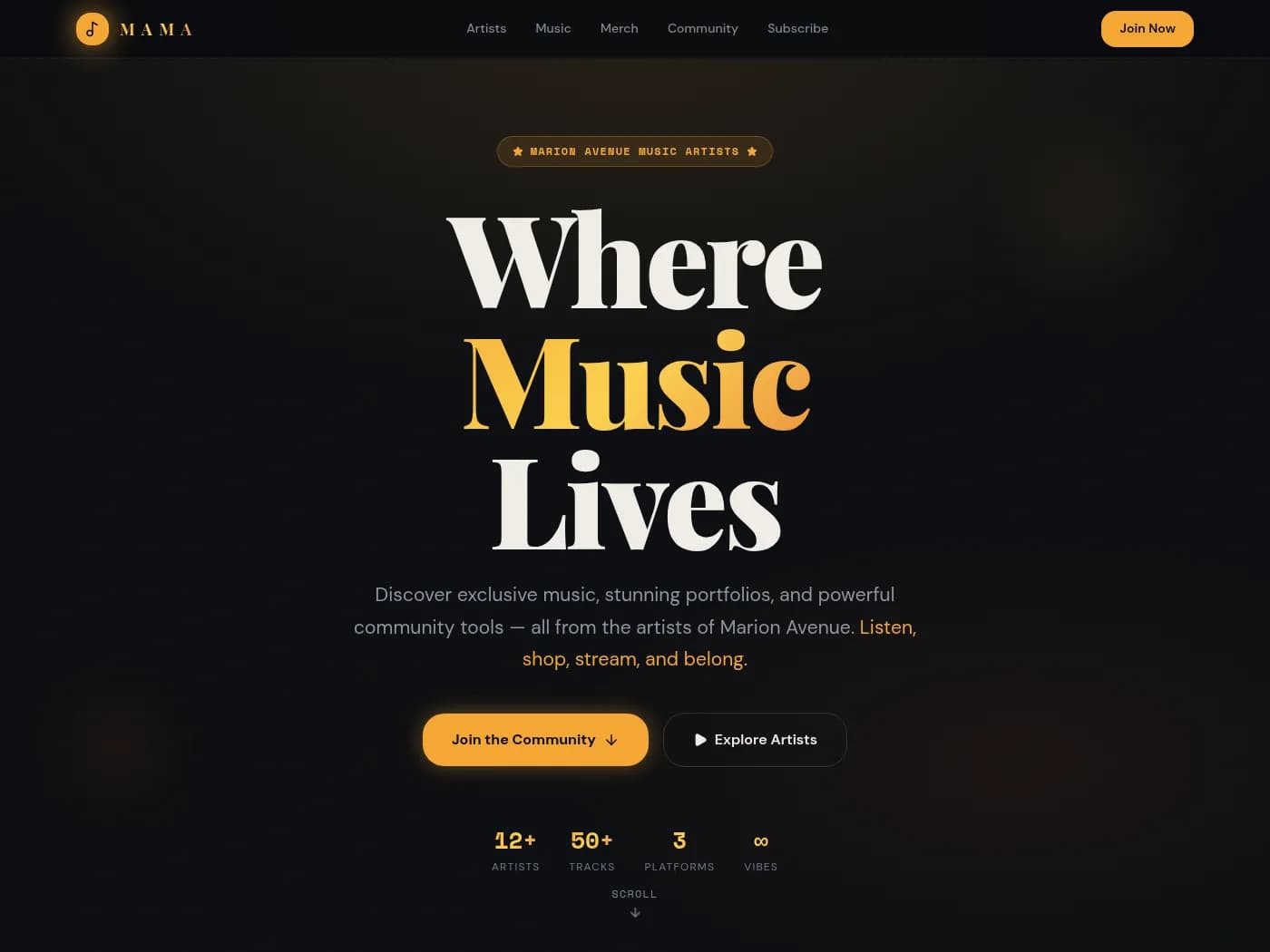 M A M A Artists Hub