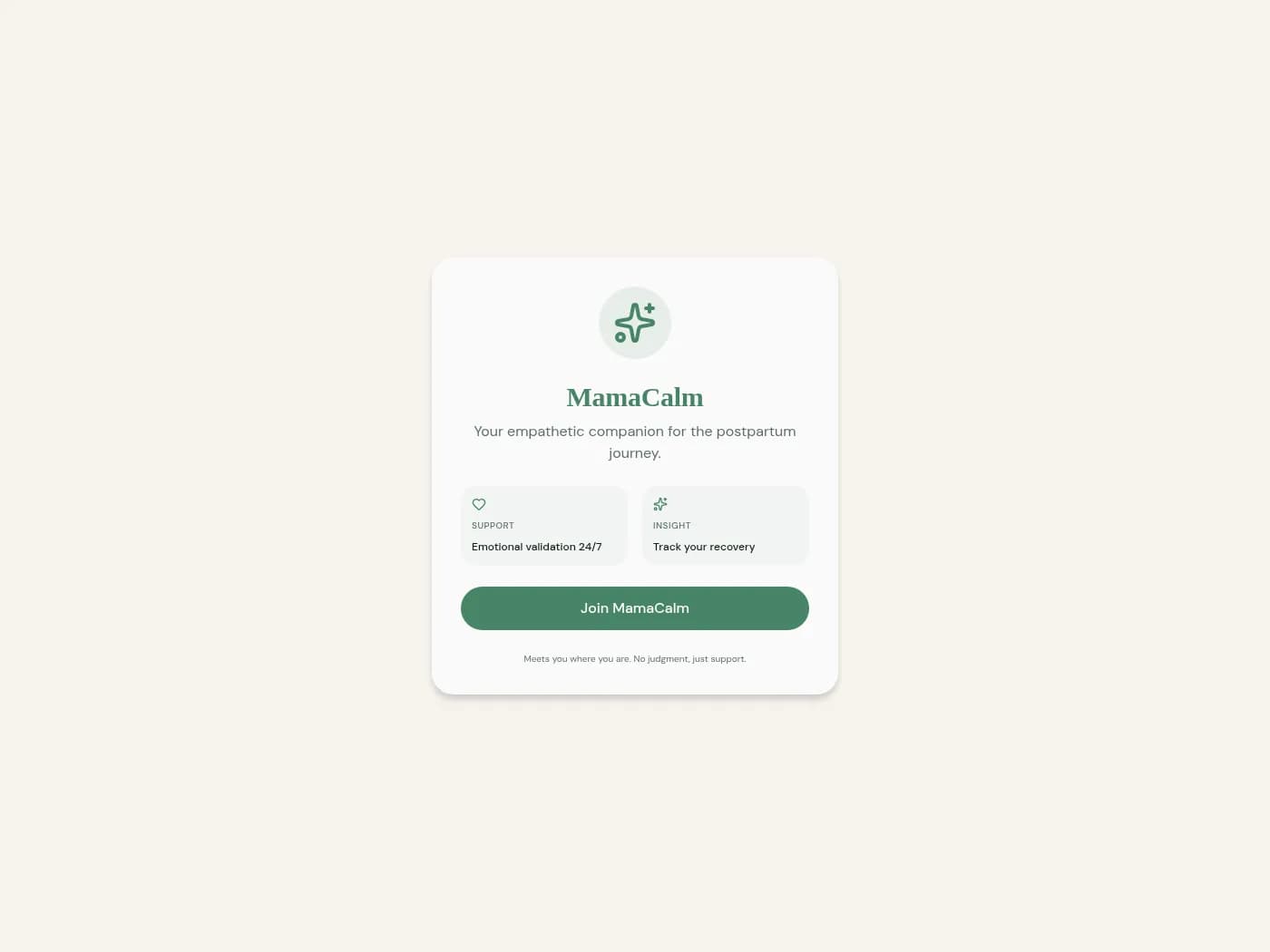 MamaCalm AI Companion