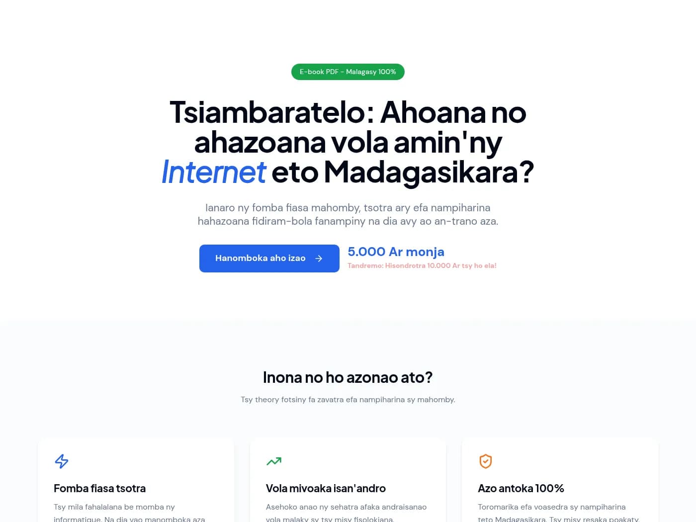 Mamoroa PDF Landing Page