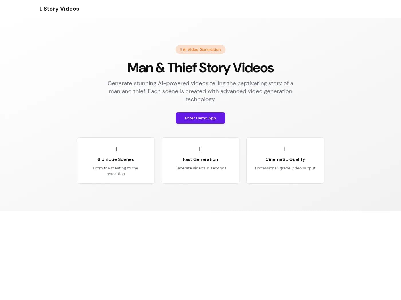 Man & Thief Story Video