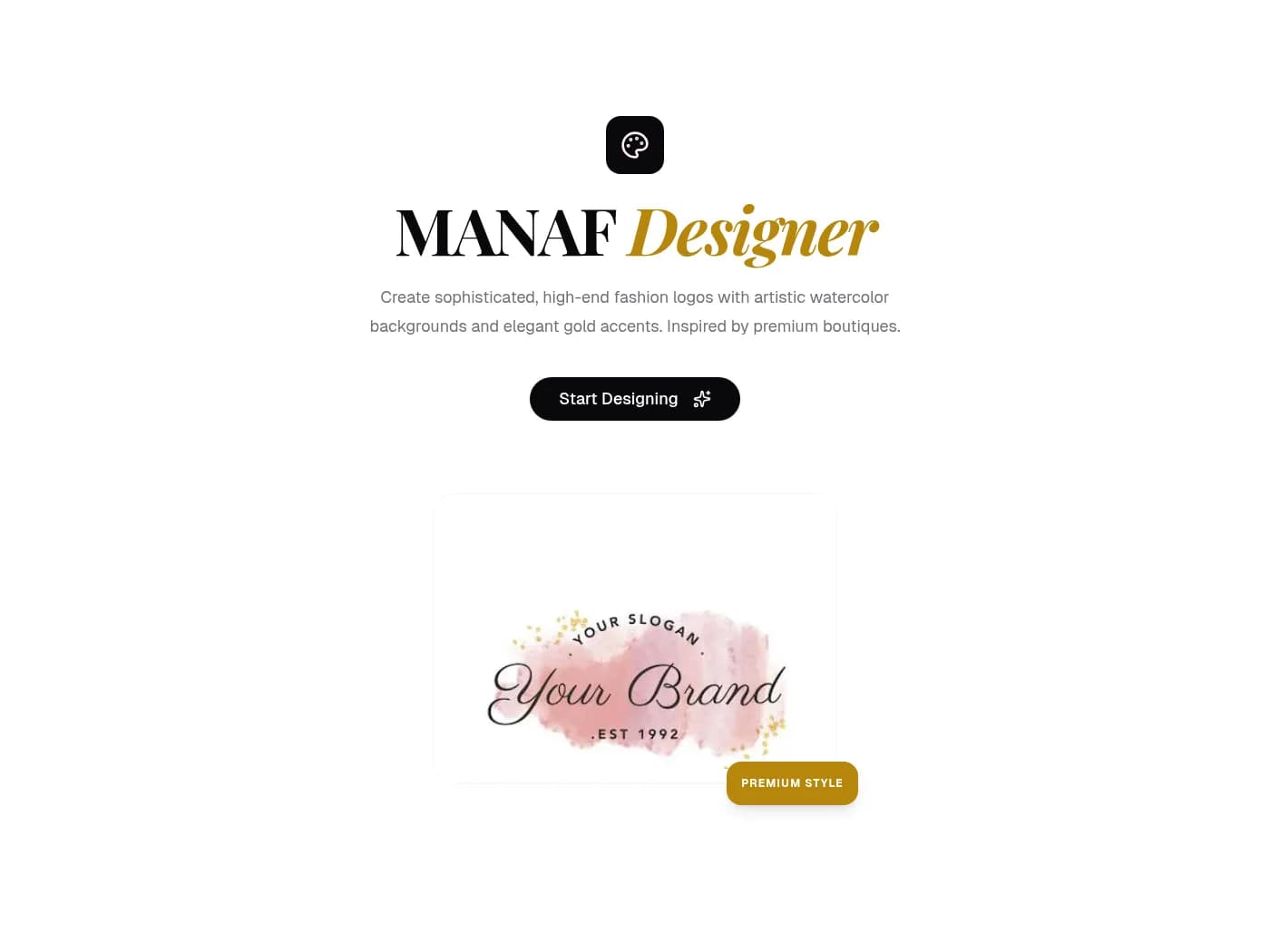 MANAF Logo Designer