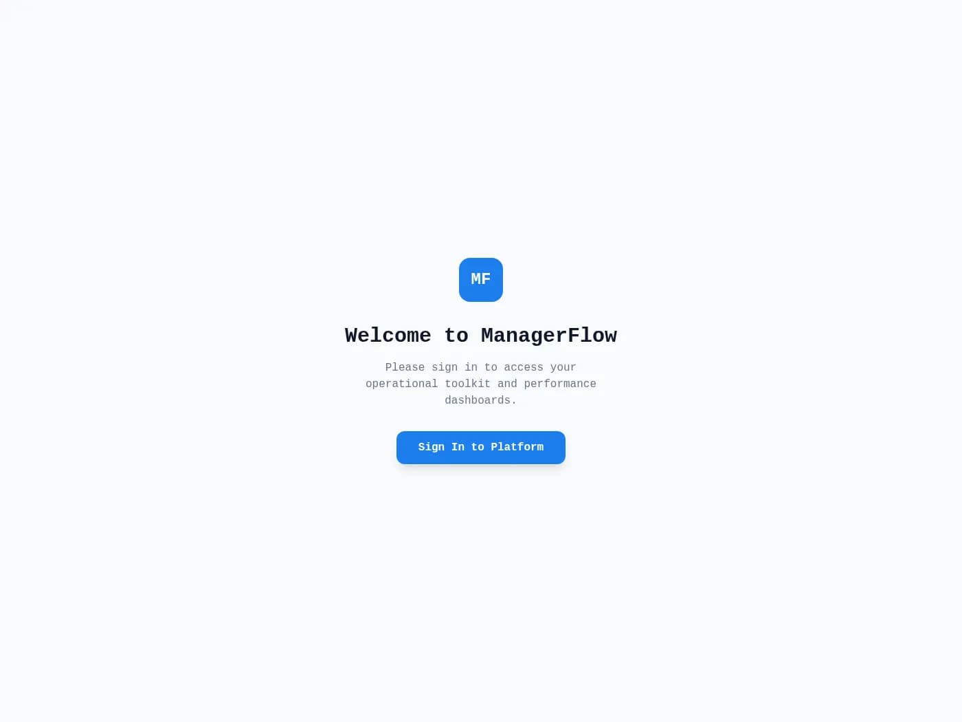 ManagerFlow SaaS Platform