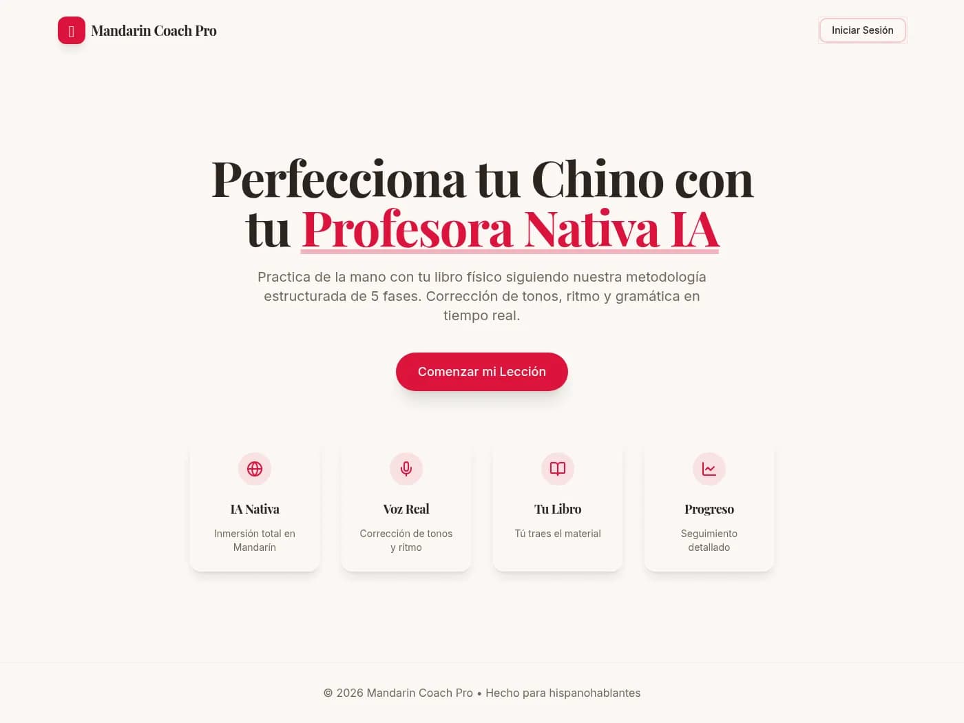 Mandarin Coach Pro