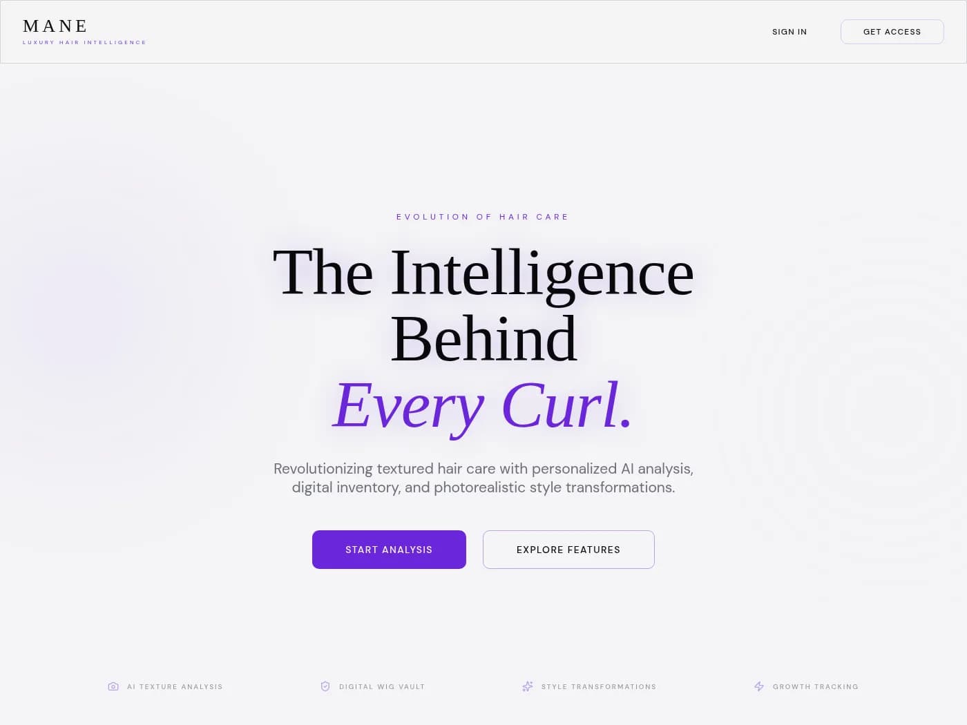 MANE — Luxury Hair Intelligence