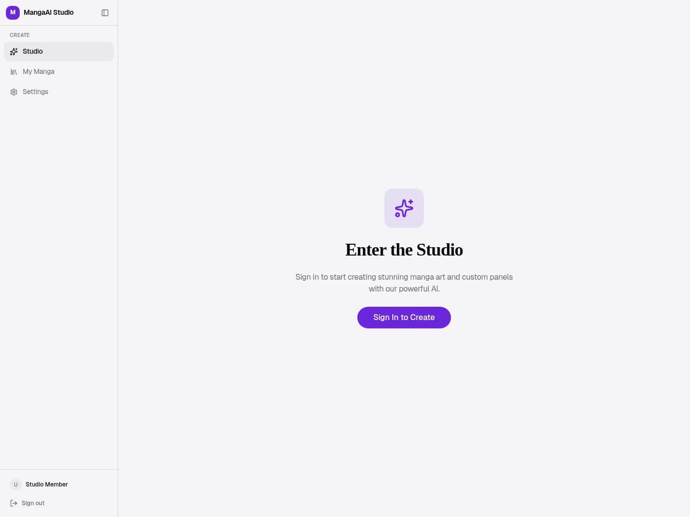 MangaAI Studio
