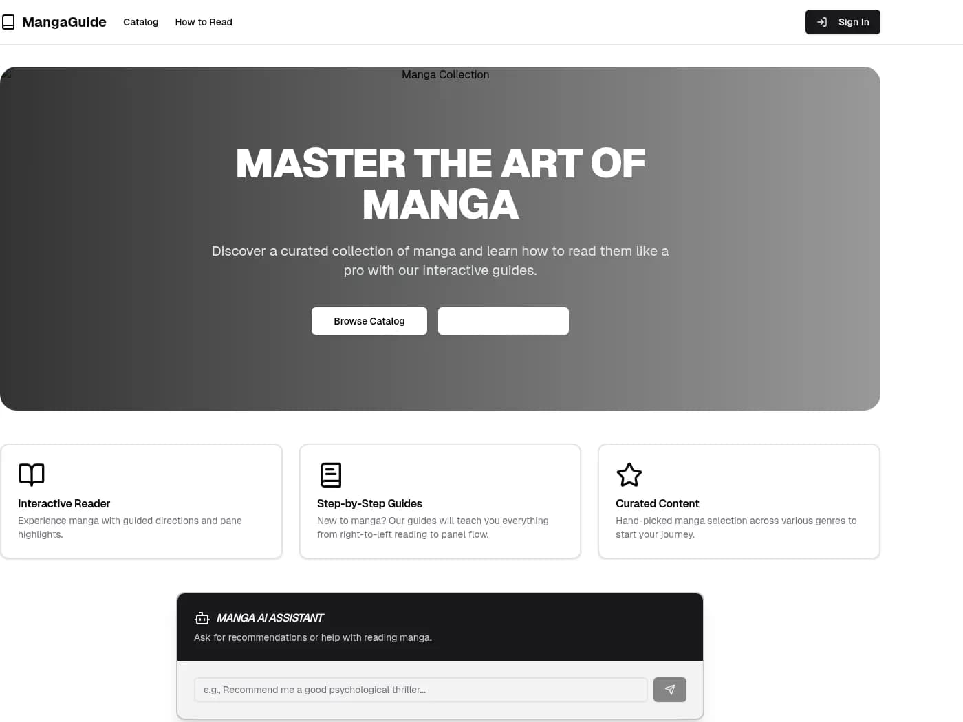 Manga Guide App