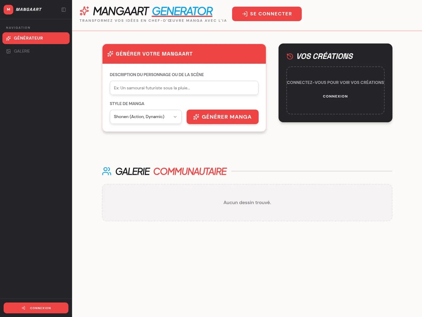 MangaArt Generator