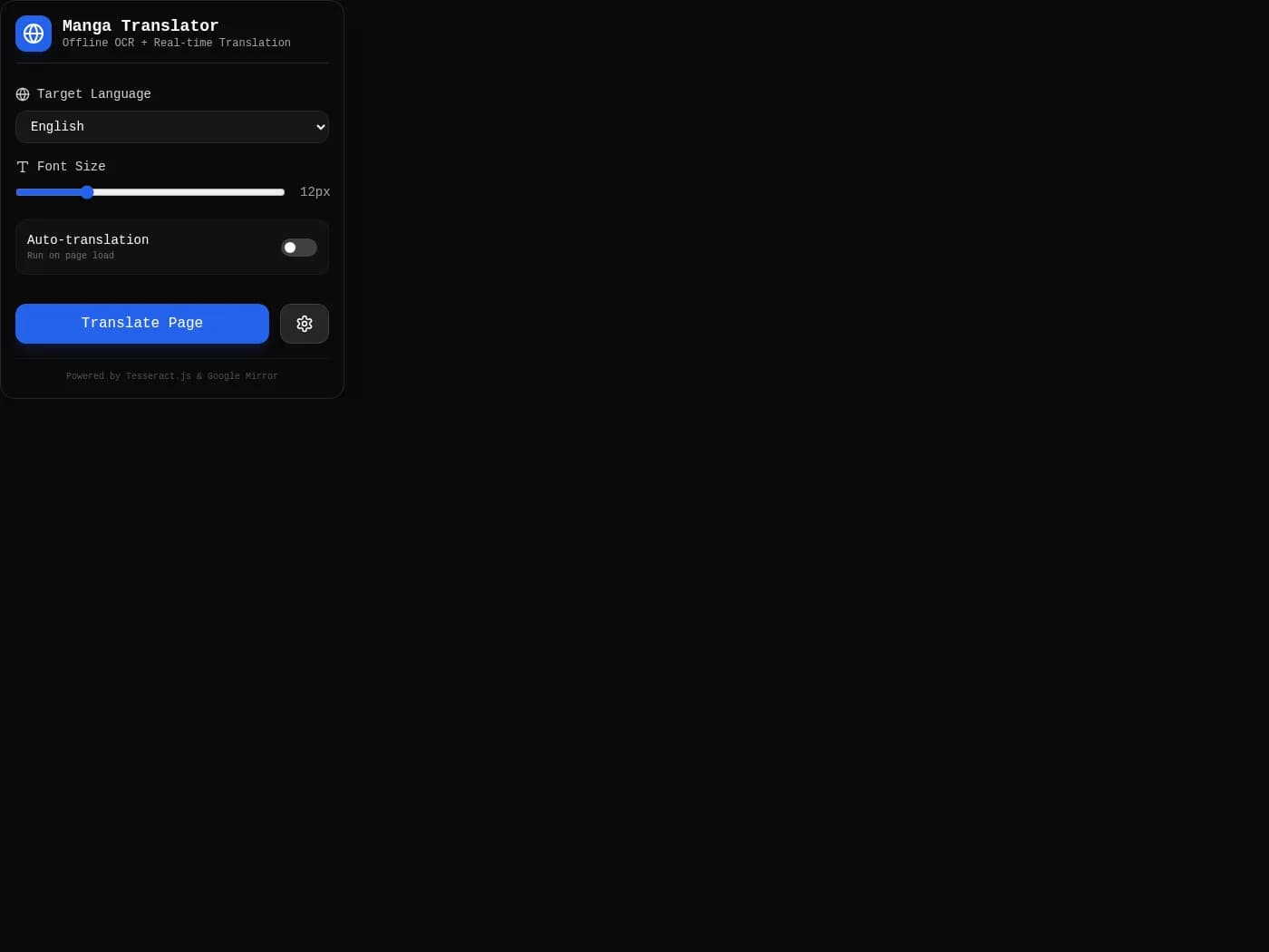 Manga Overlay Translator