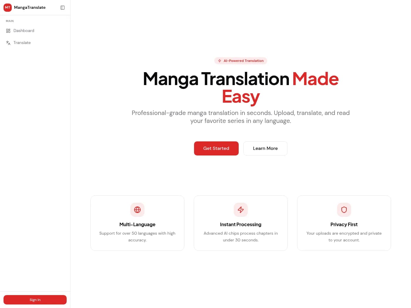 Manga PDF Translator